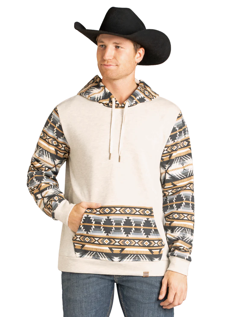 Mens Aztec Hoodie – Western Stockman