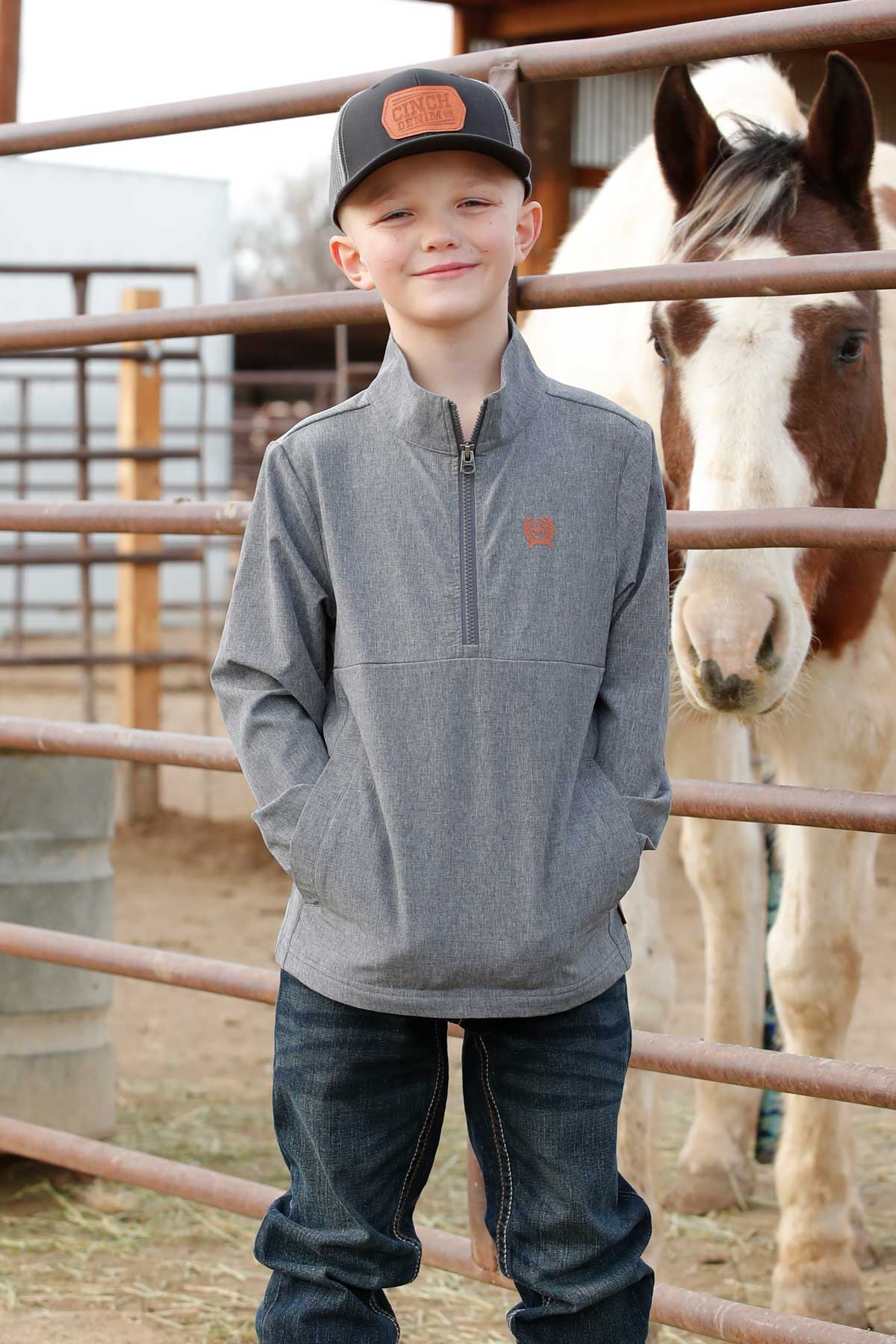 Cinch Boys Windbreaker – Western Stockman