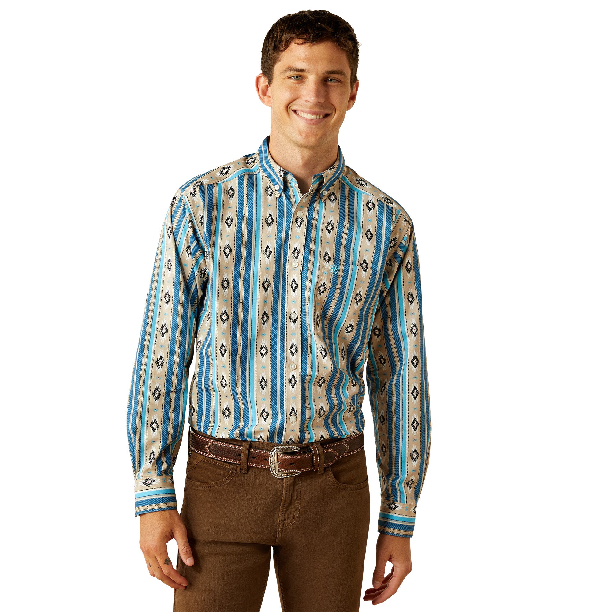 Men's Classic Fit Western Shirt For Sale - Western Stockman