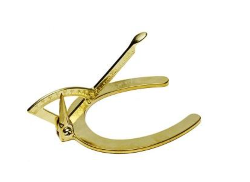 Brass Hoof Gauge – Western Stockman